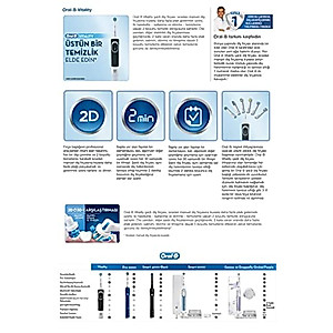 Oral-B Precision Clean Brush Heads with Bacterial Protection - Prevents Bacterial Growth on Bristles