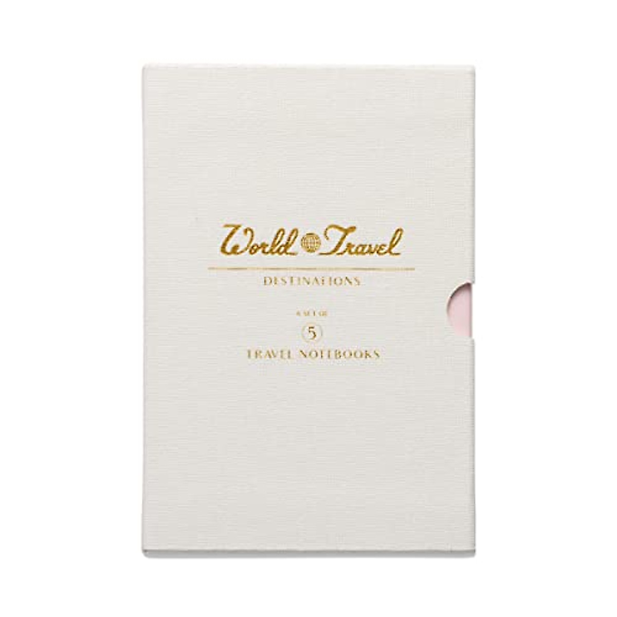 DesignWorks Ink Set of 5 Travel Notebook Set | Travel Planner Includes Prompts with Trip Budget, Goals, Packing List, & Trip Log - Adventure Keepsake from Anderson Design World (JTBS-2022AD)