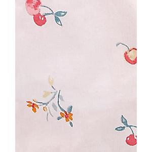 OshKosh B'Gosh Girls' World's Best Overalls, Pink Cherry Shortall, 18M