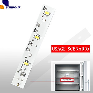 SURPOUF WR55X26671 Light Board LED Fits for GE Refrigerators Replace 4468532 AP6035586 PS11767930 EAP11767930