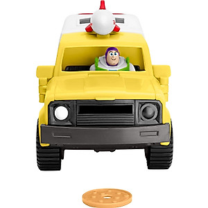 Fisher-Price Imaginext Preschool Toy Disney Pixar Toy Story Buzz Lightyear Figure & Pizza Planet Truck for Pretend Play Kids Ages 3+ Years