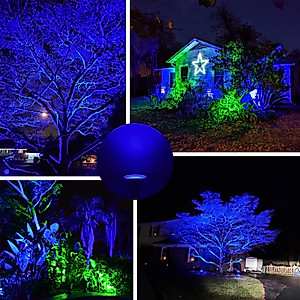 U4GLORY LED Par38 Blue Light Bulb - 15W(100Watt Equivalent) Blue LED Light Bulbs, E26 Base Flood Light Bulbs Perfect for Party Decoration, Porch, Home Lighting, Halloween, Christmas, Outdoor, 2 Pack