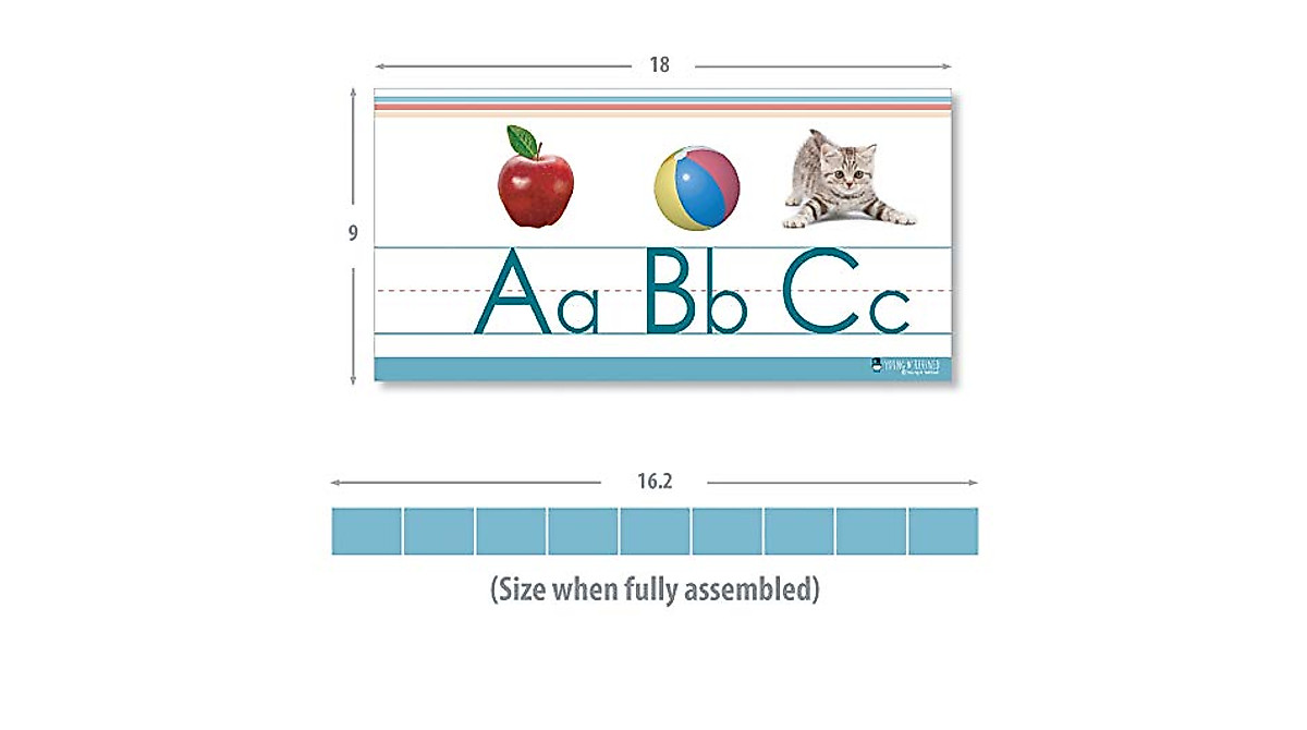 Alphabet & Numbers Classroom Wall Decor for Teaching