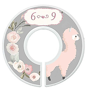 Mumsy Goose Nursery Closet Dividers Closet Organizers Baby Girl Clothes Dividers Llamas