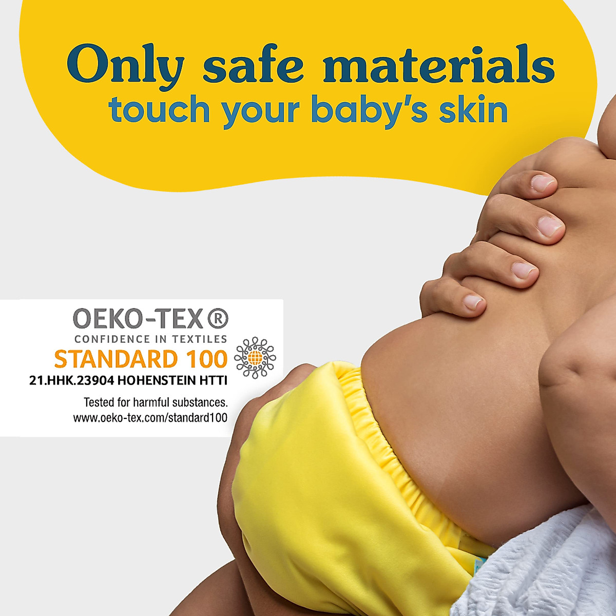 Charlie Banana Baby Washable and Reusable Cloth Diapers, 3 Soft Pocket Diapers and 6 Absorbent Inserts, One-Size, Surf Rider