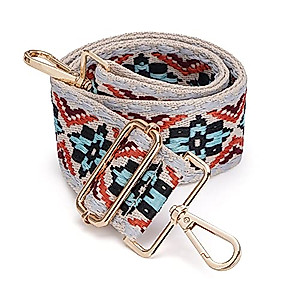 HKCLUF Wide Purse Strap Women Guitar Strap Purse For Women Adjustable Replacement Straps for Handbags Crossbody Shoulder Bucket Bag Replacement Belt