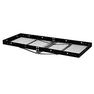 Stromberg Carlson CC-100 Cargo Carrier - 23" x 60" RV Cargo Caddy - Trailer Caddy for RVs and Campers - Hitch Cargo Carrier Fits 2" Receiver - Supports Up to 500lbs of Cargo