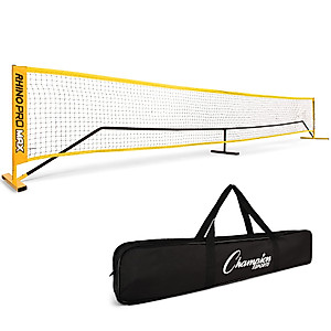 Champion Sports Adjustable Sport Net: Portable Sport Game Net for Volleyball, Tennis, Pickleball, and Badminton - Multiple Widths