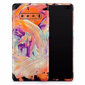 DesignSkinz Liquid Abstract Paint V35 Protective Vinyl Decal Wrap Skin Cover Compatible with The Samsung Galaxy S20 (Screen Trim & Back Glass Skin)