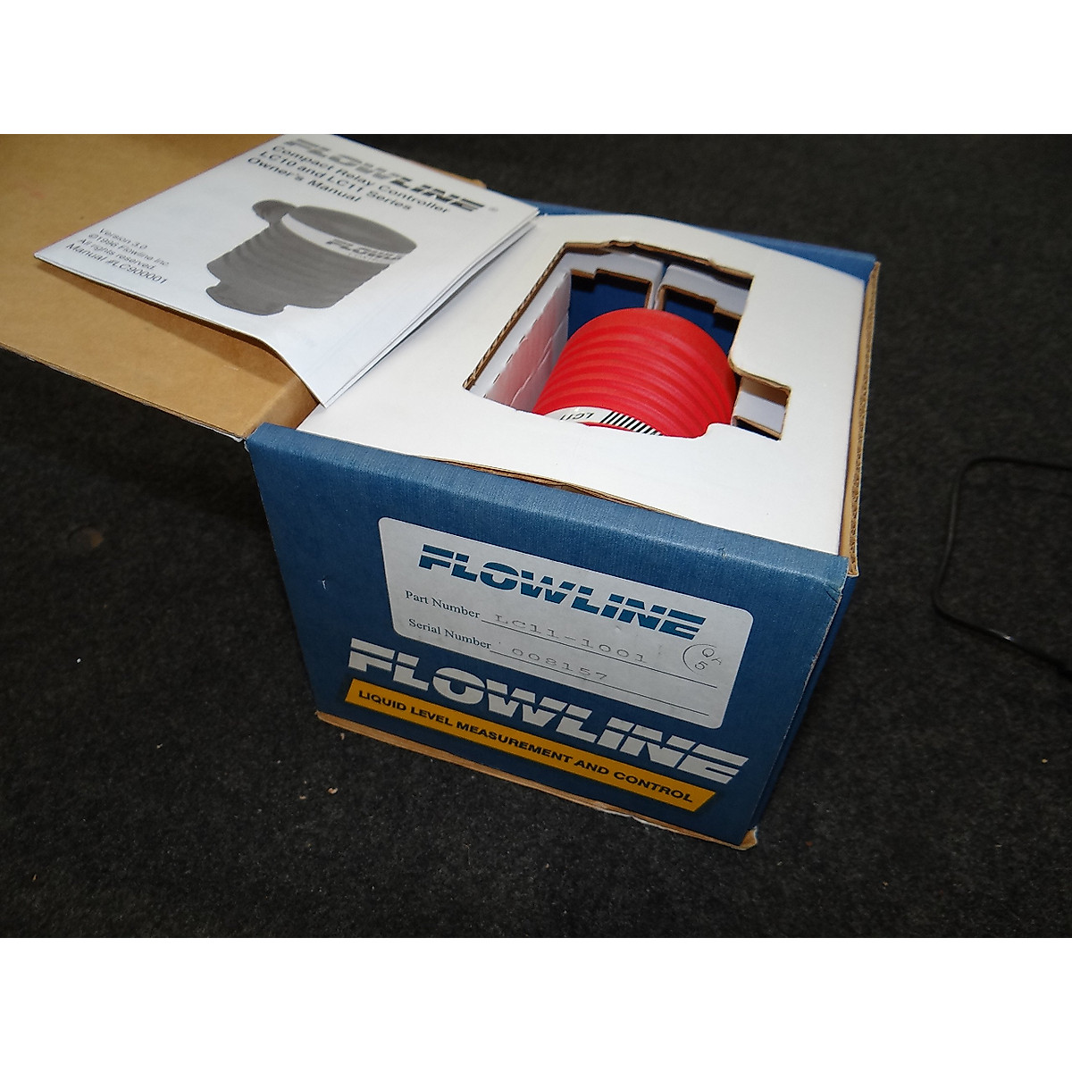Flowline LC11-1001 Switch-Pro Compact Level Controller, 1 Latching Relay, 2 Sensors, 3/4" NPT