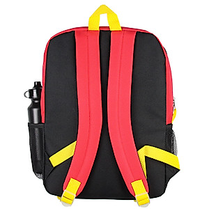 DC Comics The Flash 16" Backpack Cinch Bag Water Bottle Lunch Tote 5 Pc Set