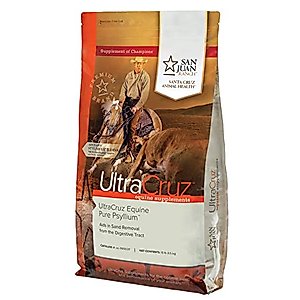 UltraCruz Equine Pure Psyllium Supplement for Horses, 10 lb (45 Day Supply)