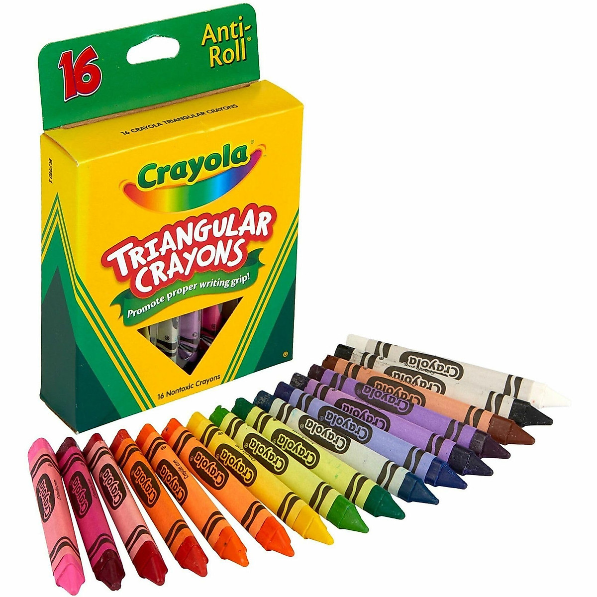 Crayola® Triangular Crayons, Box of 16