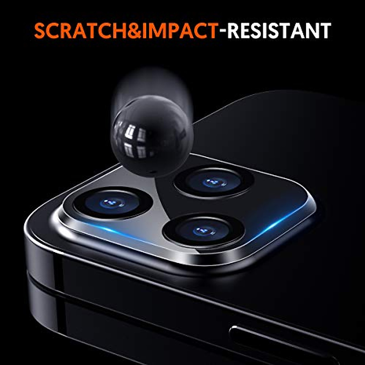 [2+2 Pack] Fotbor for iPhone 12 Pro Max Privacy Screen Protector [2 Pack] and Camera Lens Protector [2 Pack], [2X Anti-Spy] Easy Installation Shatterproof 9H Tempered Glass Film for Apple iPhone 12 Pro Max 6.7" 5G (Privacy)