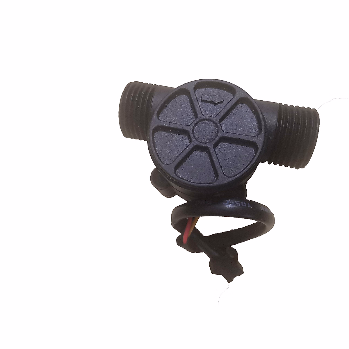 GREDIA 1/2" Water Flow Sensor Food-Grade Switch Hall Effect Flowmeter Fluid Meter Counter 1-30L/min