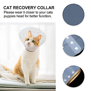 BCOATH Pets Elizabeth Circle Kitten Collars Pet Cat Recovery Collar Cat Recovery Collars & Cones Cat Recovery Neck Cone Cat Kitten Recovery Collar Cat Cone Pet Recovery Cone Rope