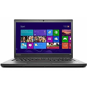 Lenovo ThinkPad T440 Business Laptop, 14in Lightweight Notebook, Dual Core Intel Core i5-4300, 1.90GHz, 8GB RAM, 256GB SSD, Windows 10 Professional (Renewed)