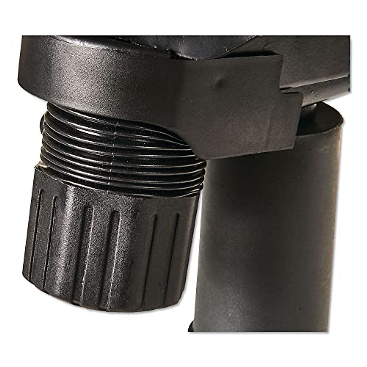 Alera ALEET4218 Etros Series 15.74 in. to 19.68 in. Seat Height Suspension Mesh Mid-Back Synchro Tilt Chair - Black