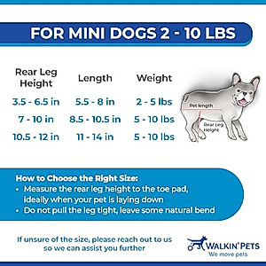 Dog Wheelchair - XS for Mini/Toy Breeds 2-10 Pounds - Veterinarian Approved - Dog Wheelchair for Back Legs