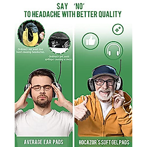 Replacement Gel Ear Pads Fit for Peltor Tactical 100 500/Rangeguard/Walkers Razor/Actfire Ear Protection