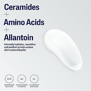 Cetaphil Intensive Healing Lotion with Ceramides 16 Oz For Dry, Rough, Flaky Sensitive Skin 24-Hour Hydration Fragrance, Paraben & Gluten Free