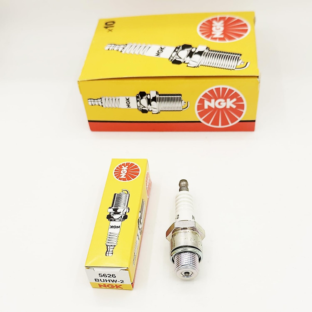 Genuine NGK BUHW-2(5626) Spark Plug For Mercu.ry 33-97182Q,896329833 Mariner Various 4-90hp 2-Stroke Engines