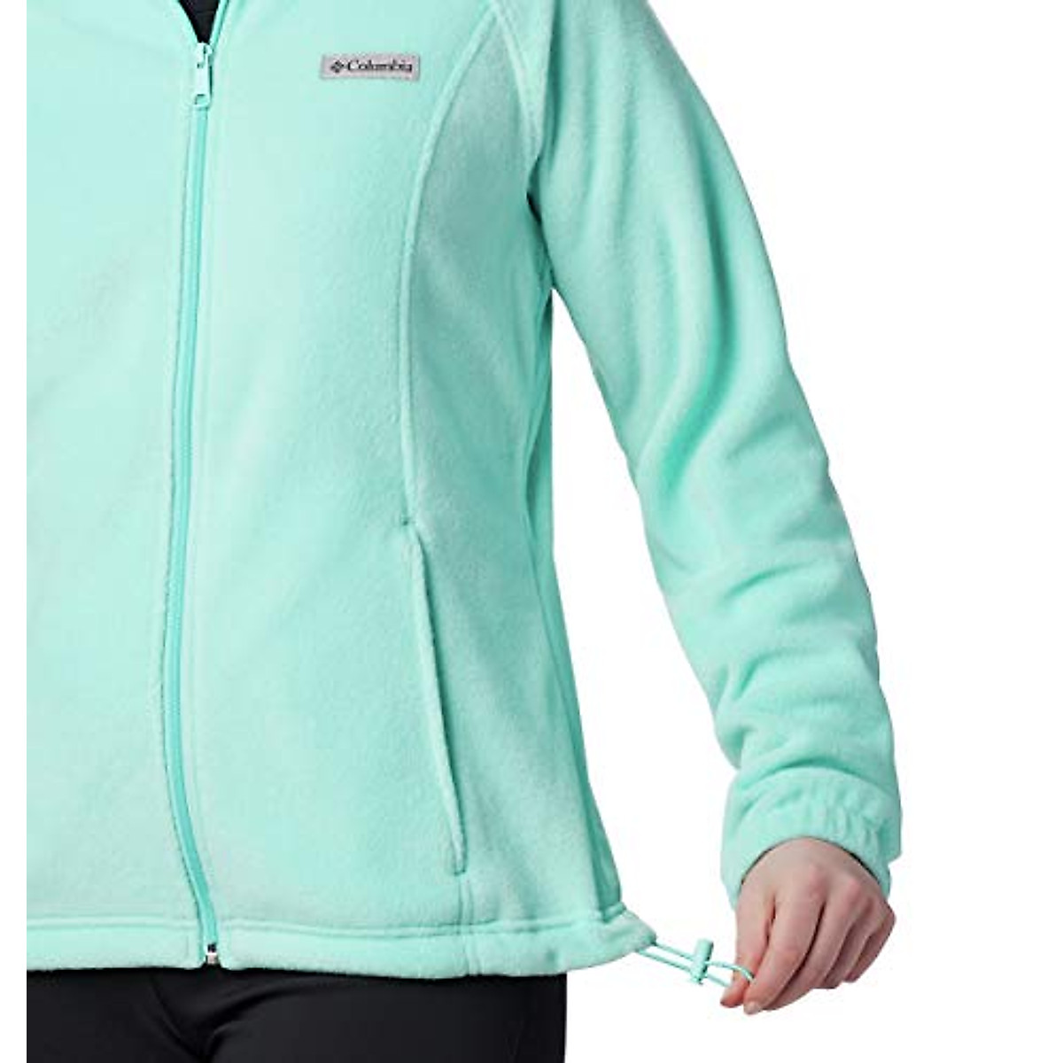 Columbia Women's Benton Springs Full Zip, Aquarium, Small