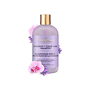SheaMoisture Purple Rice Water Strength + Color Care Shampoo for Damaged Hair 13.5 fl ounce
