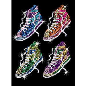 Sequin Art Orange, Street Feet, Sparkling Arts and Crafts Picture Kit, Creative Crafts