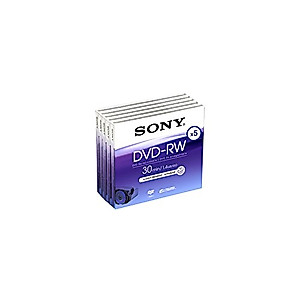 Sony 8cm DVD-RW with Hangtab - Single