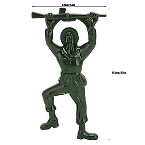 2 Pcs Green Army Man Bottle Opener, Creative 3d Mini Soldier Beer Wine Bottle Opener Beverage Easy Opening Bottle Opener Funny Bottle Opener Bartender Compatible Coke Bottle 0pener