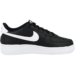 Nike Boy's Air Force 1 (Big Kid) Black/White 4.5 Big Kid M