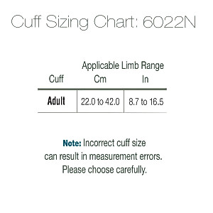 ADC Advantage Plus 6022N Automatic Digital Blood Pressure Monitor with Storage Case, BHS AA Rated, Wide-Range Adult Navy Upper-Arm BP Cuff, 8.7” to 16.5” (22 cm to 42 cm)