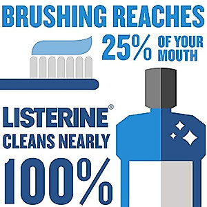 Listerine Ultraclean Oral Care Antiseptic Mouthwash with Everfresh Technology to Help Fight Bad Breath, Gingivitis, Plaque and Tartar, Fresh Citrus, 1.5 l