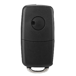 Aramox Key Fob Case, Flip 2 Button Remote Key Fob Case Shell Cover for Golf Toledo for Skoda Alhambra