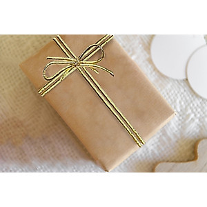 Stretch Loops for Crafts and Easy Gift-Wrapping (16 Inch, Gold)