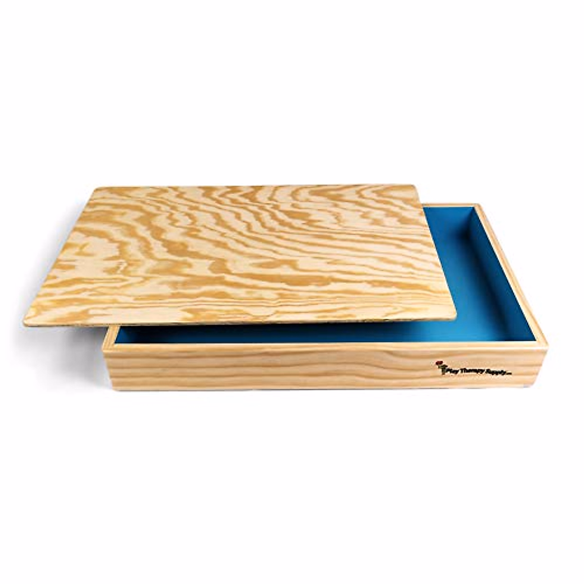PlayTherapySupply Basic Wooden Sandtray with Lid