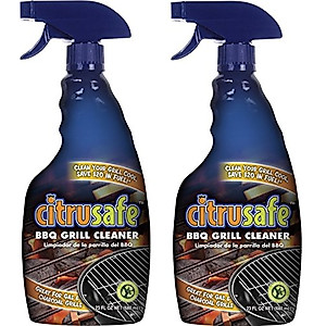 Bryson Industries Grill Cleaning Spray - BBQ Grid And Grill Grate Cleanser By Citrusafe (23 oz) (2, 23 oz)