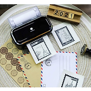 Phomemo 3 Inch Thermal Sticker Paper for Phomemo M03/M03AS/M04S Portable Photo Printer Notes Printer, Black on White, 77mm x 3.5m, 3 Inch X 11.5 ft, 3 Roll