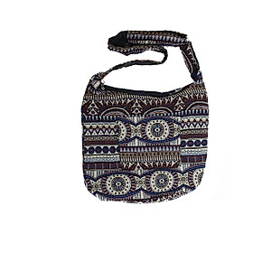 K'Long Brocade - Women Large Cross Body Shoulder Handbags/Purse (Brocade Fabric) … (Cross body L15)