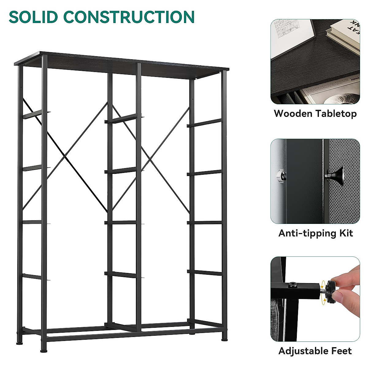 YITAHOME 10 Drawer Dresser - Fabric Storage Tower, Organizer Unit for Bedroom, Living Room, Hallway, Closets
