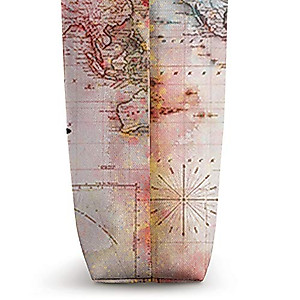 Let The Adventure Begin Vintage Map Design Tote Bag