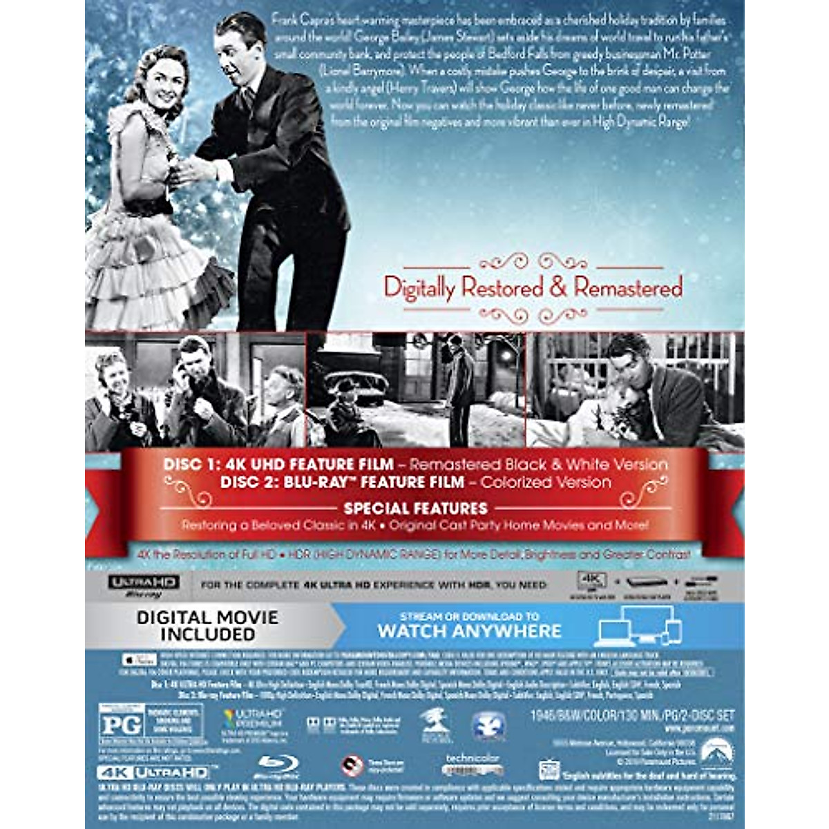 It's a Wonderful Life (4K UHD + Blu-ray + Digital)