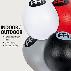 Meinl Percussion Set Egg Shakers 4-Piece Pack for All Music with Different Volume — NOT Made in China — Durable All-Weather, 2-Year Warranty (ES