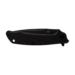 ABKT Shadow Scavanger Ball Bearing Folding Knife - Black