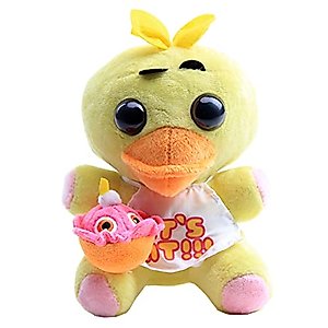 Laruokivi FNAF Chica with Cupcake Plush Figure Toy 7''