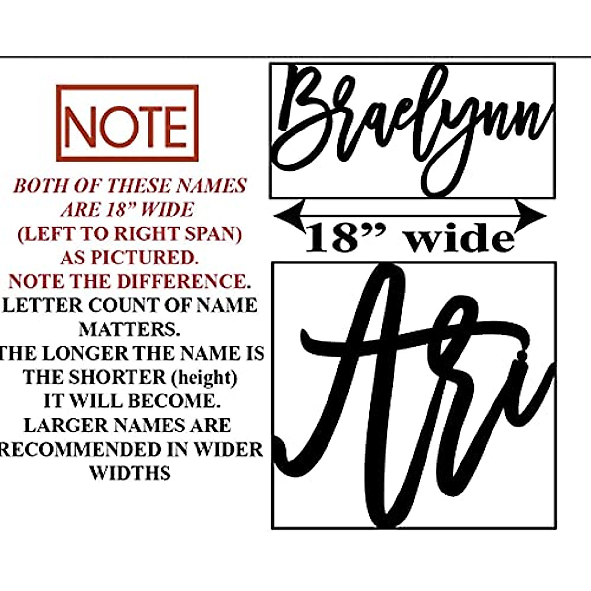 Custom Wood Word Sign, Wall Decor, Personalized Wooden Wall Art, Any cursive word or name sign