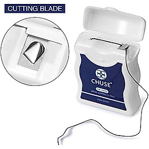 CHUSE Brow Mapping String for Microblading - Pre-Inked - 66ft (20m) -1 mm Fine Bamboo Charcoal Thread