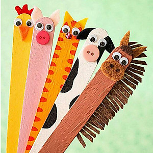 200pcs Wiggle Googly Eyes 15mm Self Adhesive Animal Sticker for DIY Scrapbooking Crafts Toy Accessories
