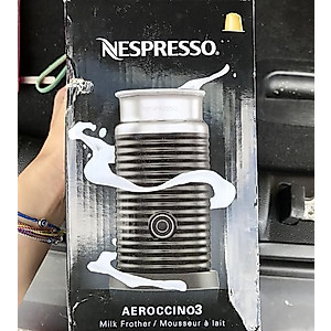 Nestle Nespresso Aeroccino3 3594 Black Milk Frother